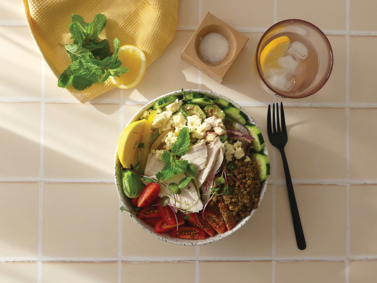 Carved Turkey Poke Bowl